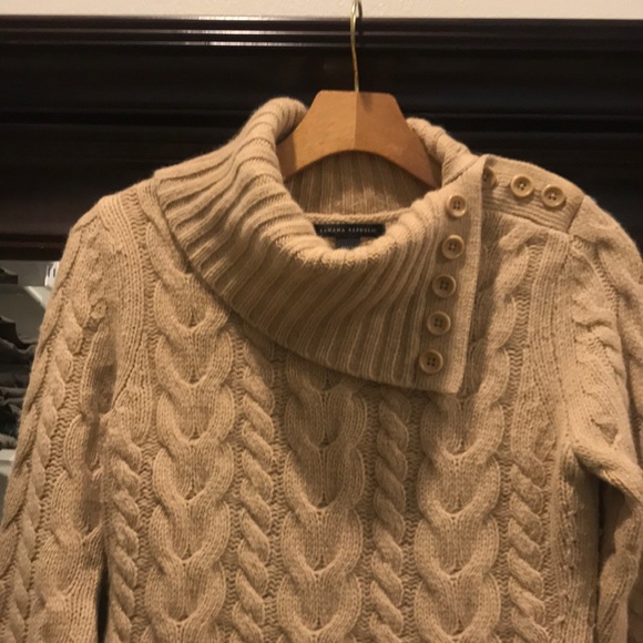 Doncaster | Sweaters | Camel Color Cowl Neck Sweater By Doncaster ...